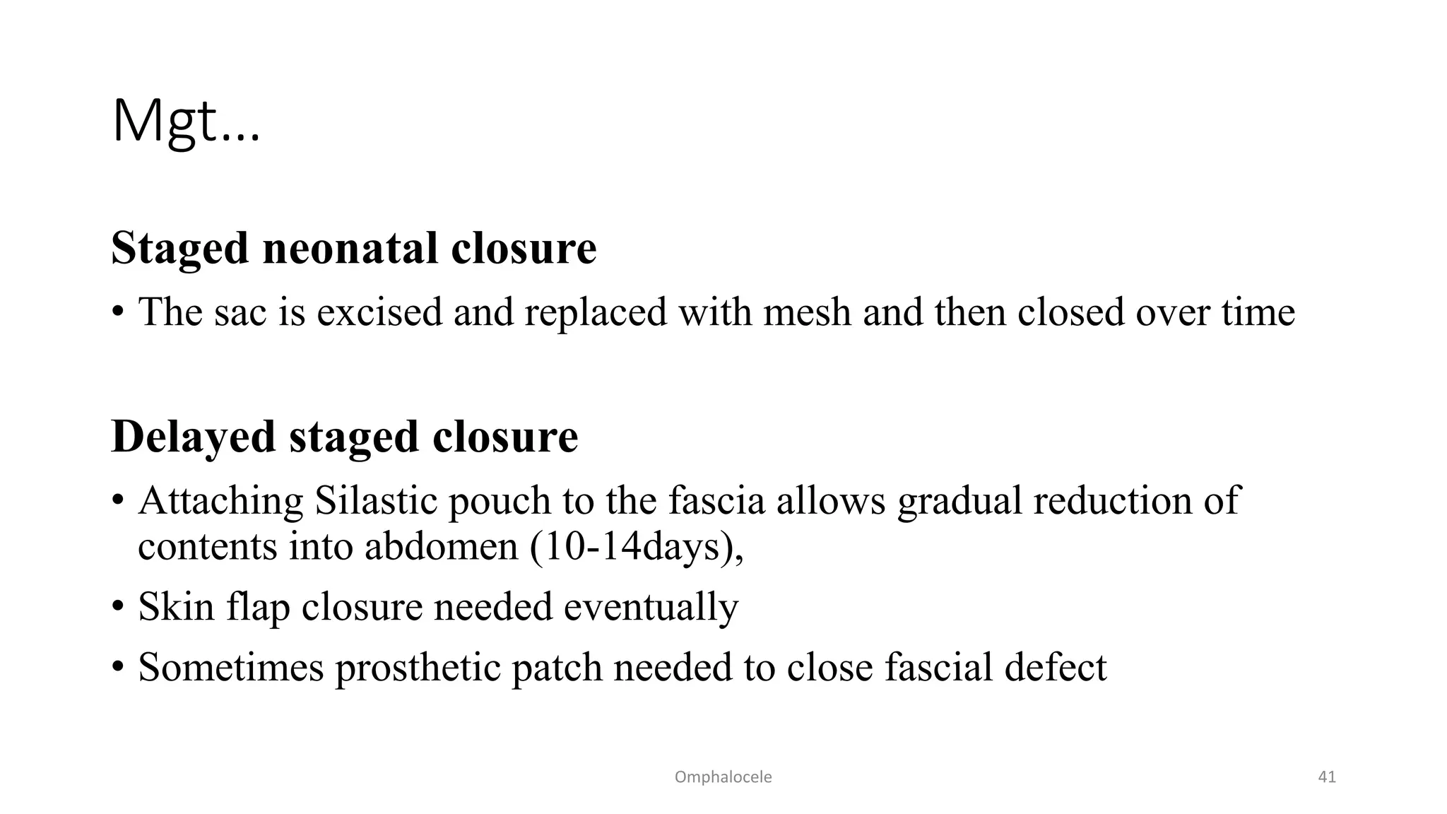 Approach to Congenital abdominal wall defects .pptx