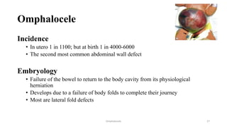 Approach to Congenital abdominal wall defects .pptx