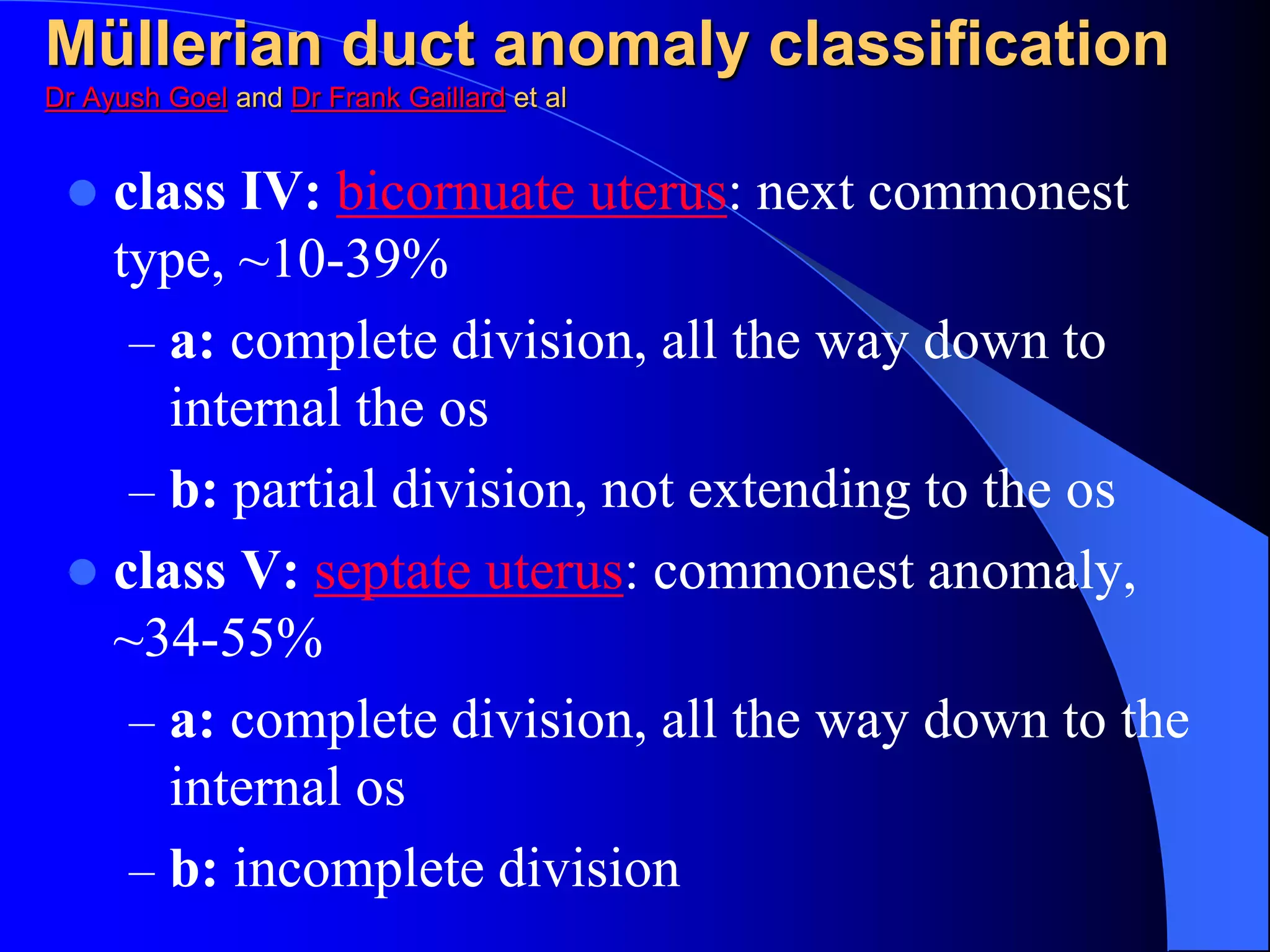 Congenital abnormaleties of the uterus | PPTX