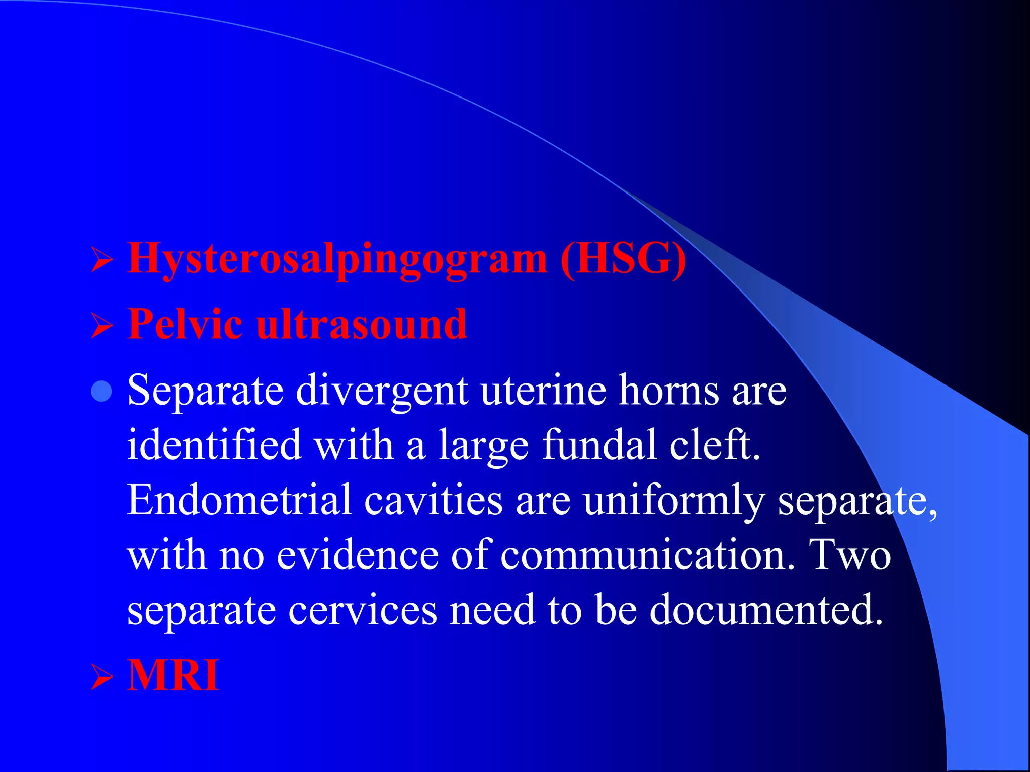 Congenital abnormaleties of the uterus | PPTX