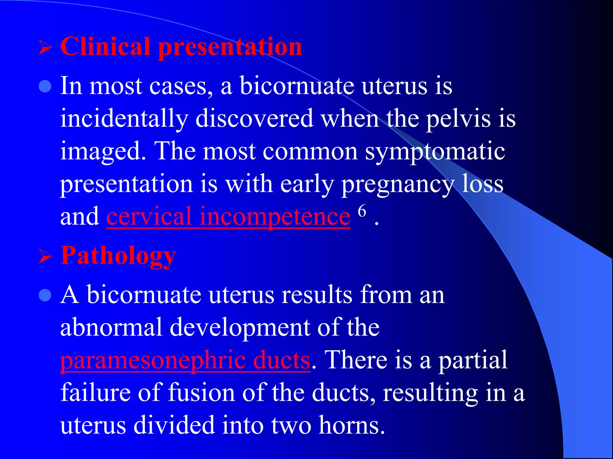 Congenital abnormaleties of the uterus | PPTX
