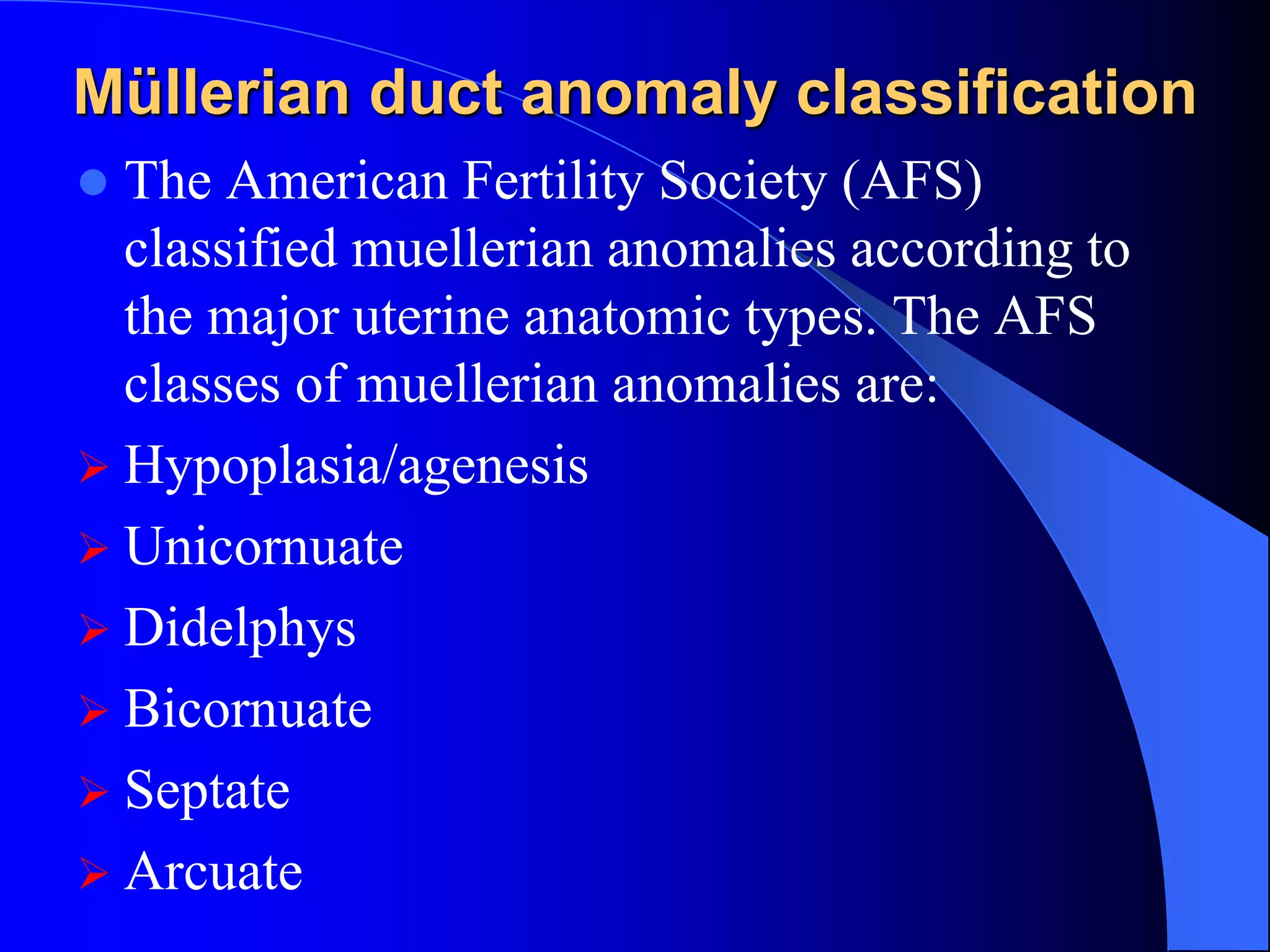Congenital abnormaleties of the uterus | PPTX