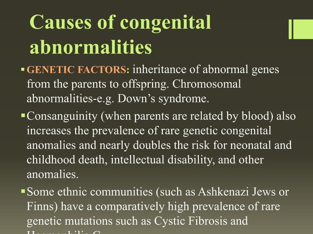 Congenital Abnormalities | PPTX