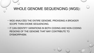 Congenital abnormalities and diagnostic approaches | PPTX