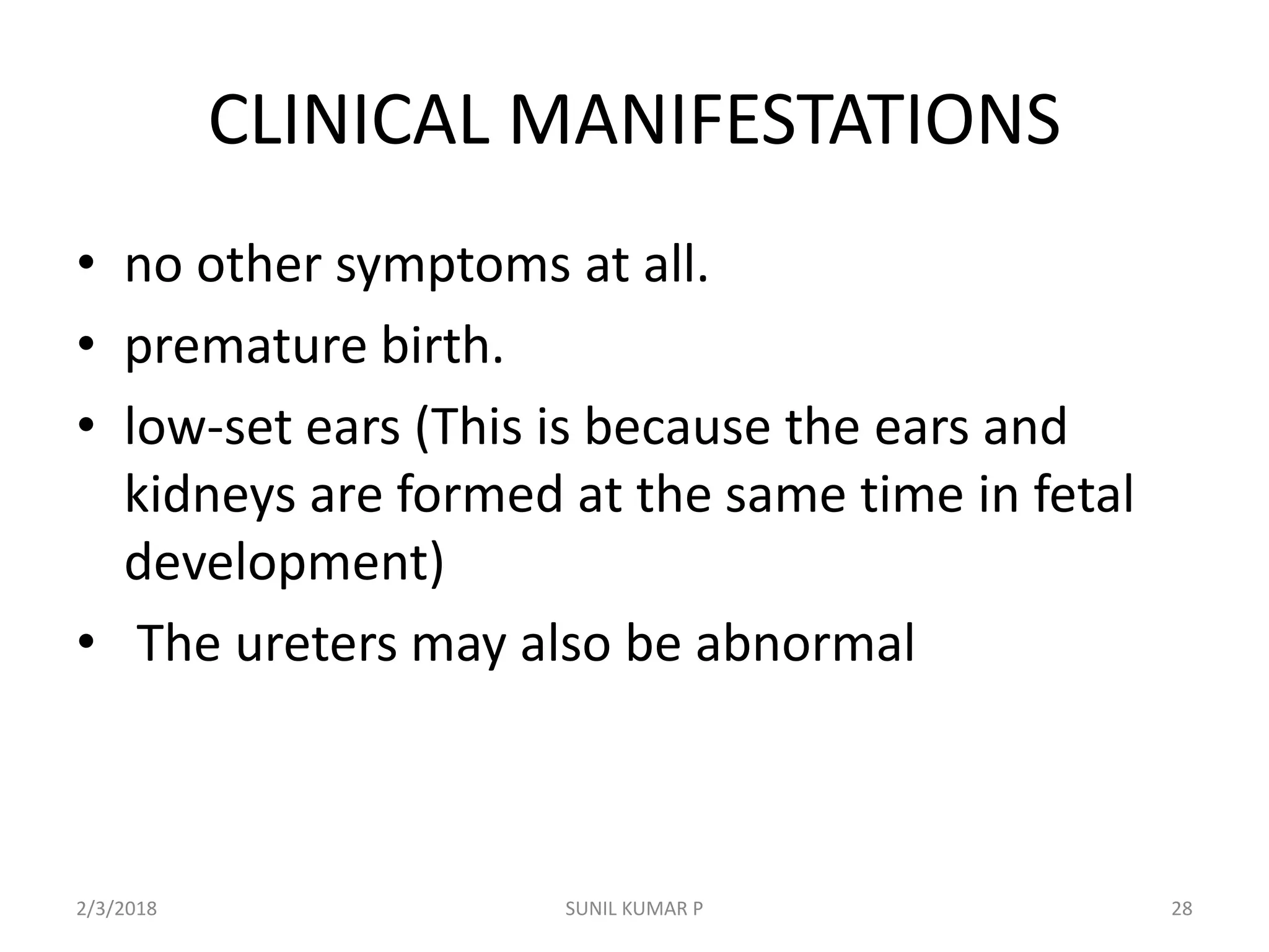 Congenital abnormalities of kidney and urinary system | PPTX
