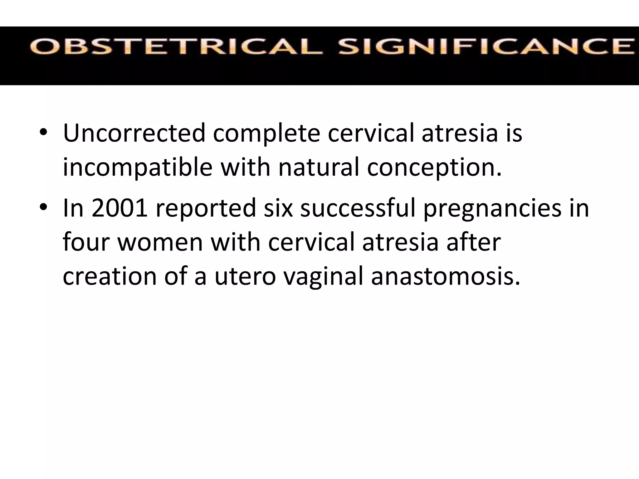 Congenital abnormalities of reproductive system | PPTX