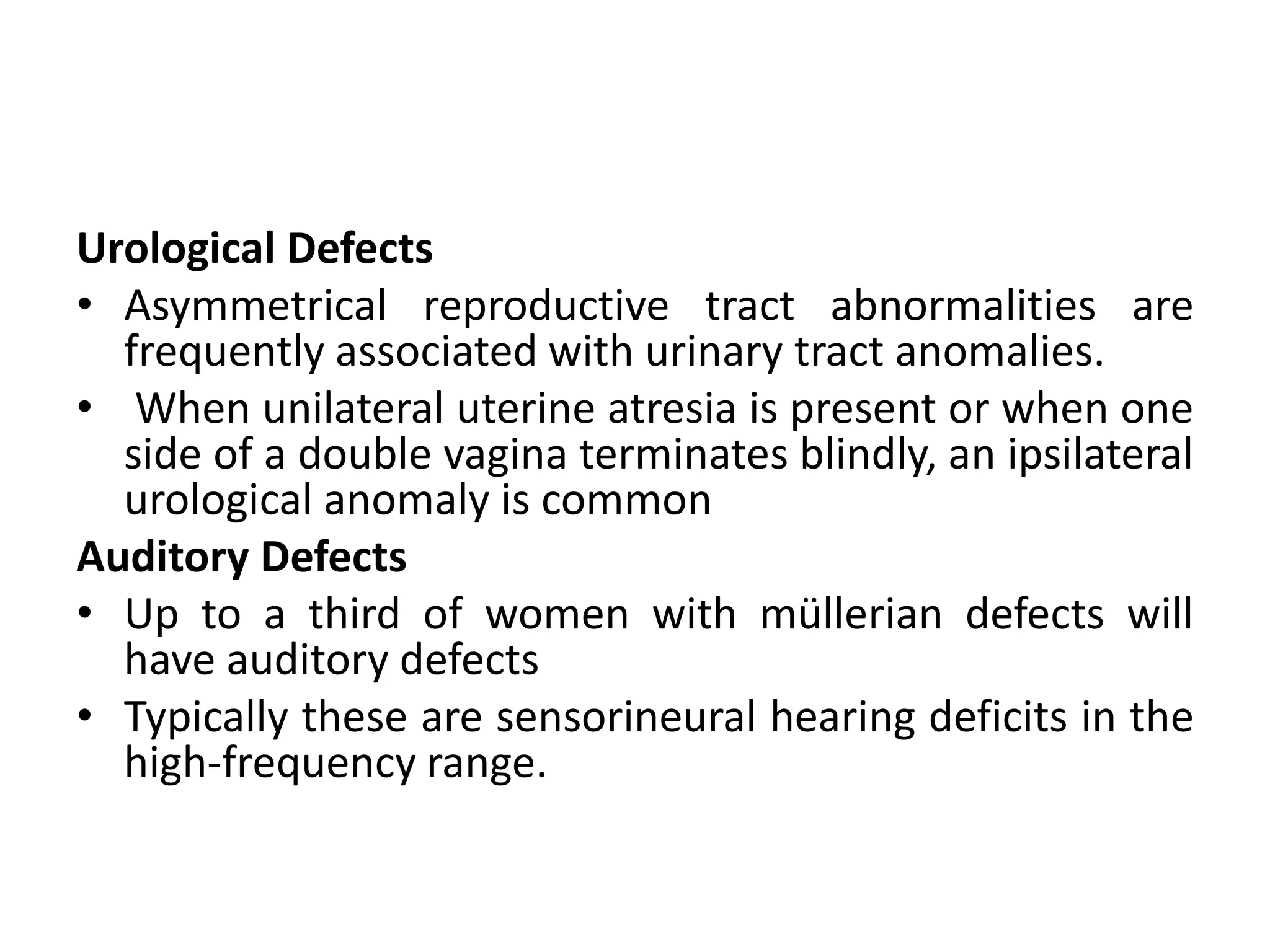 Congenital abnormalities of reproductive system | PPTX