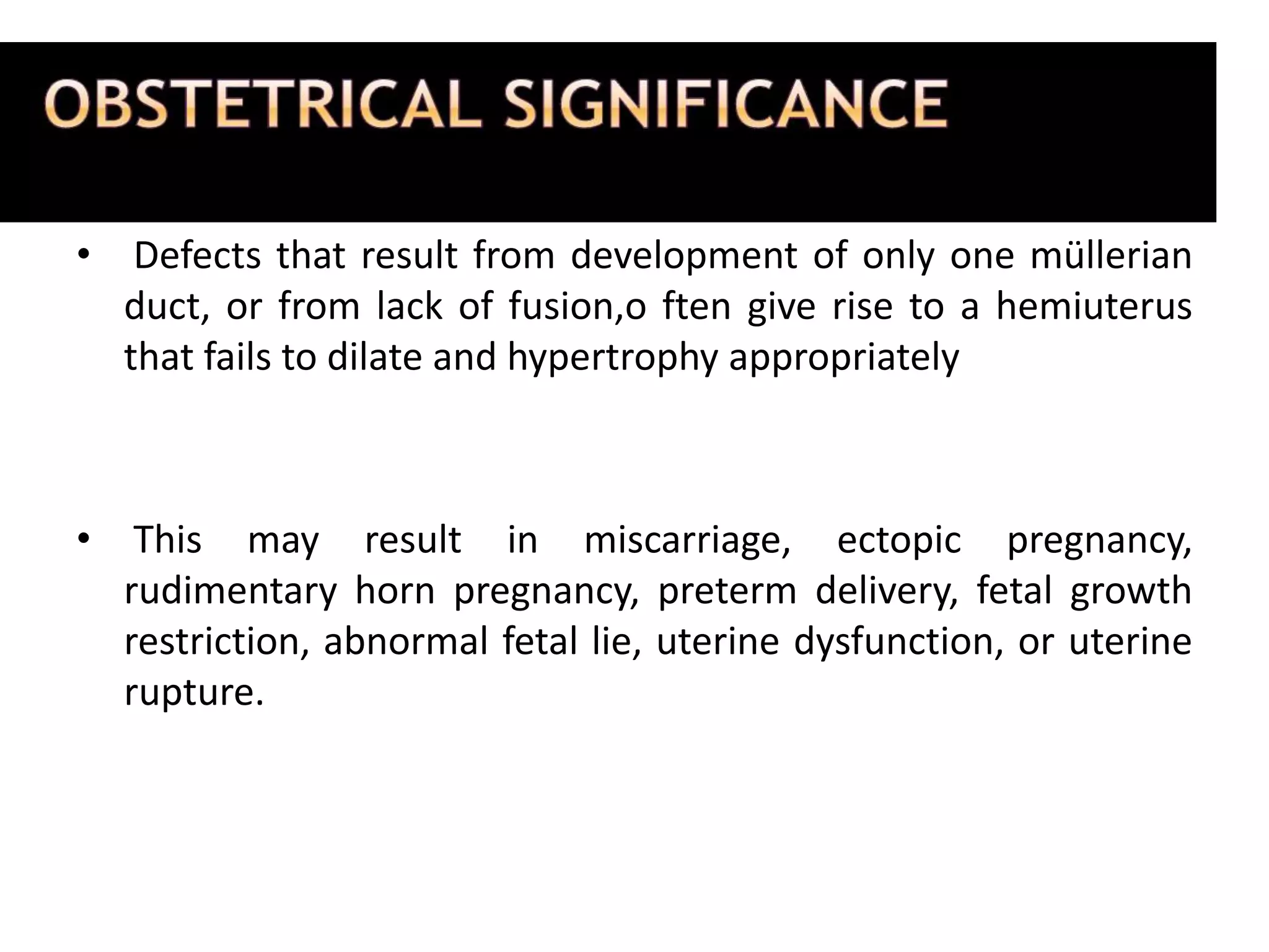 Congenital abnormalities of reproductive system | PPTX