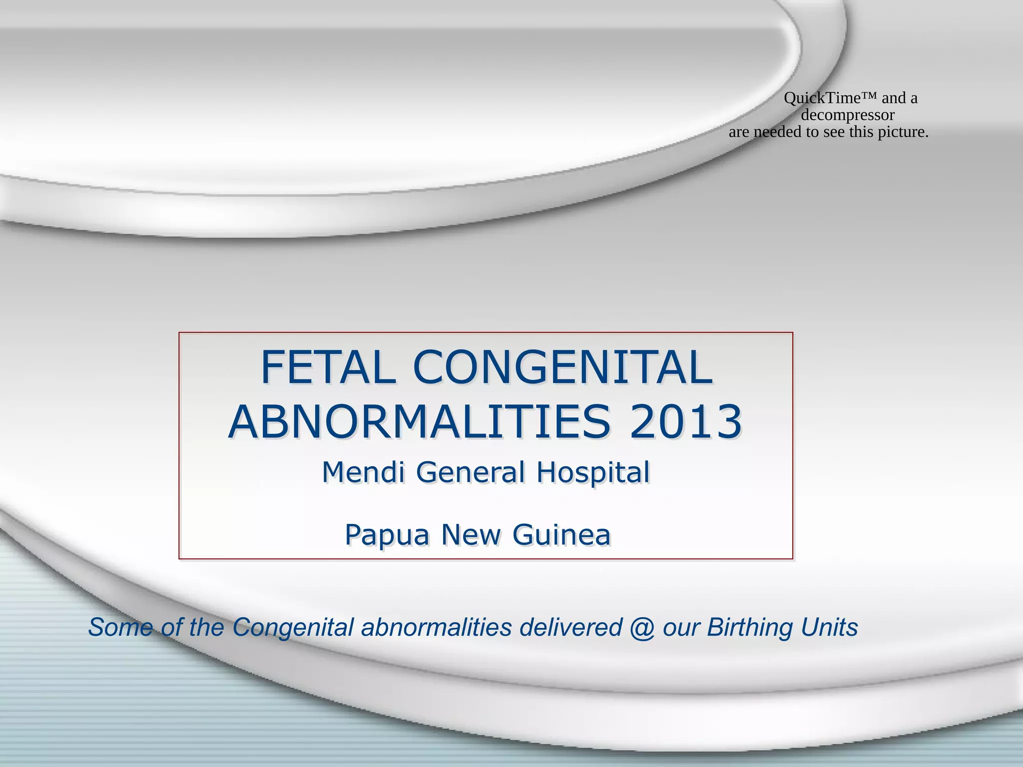 Congenital abomalities | PPT