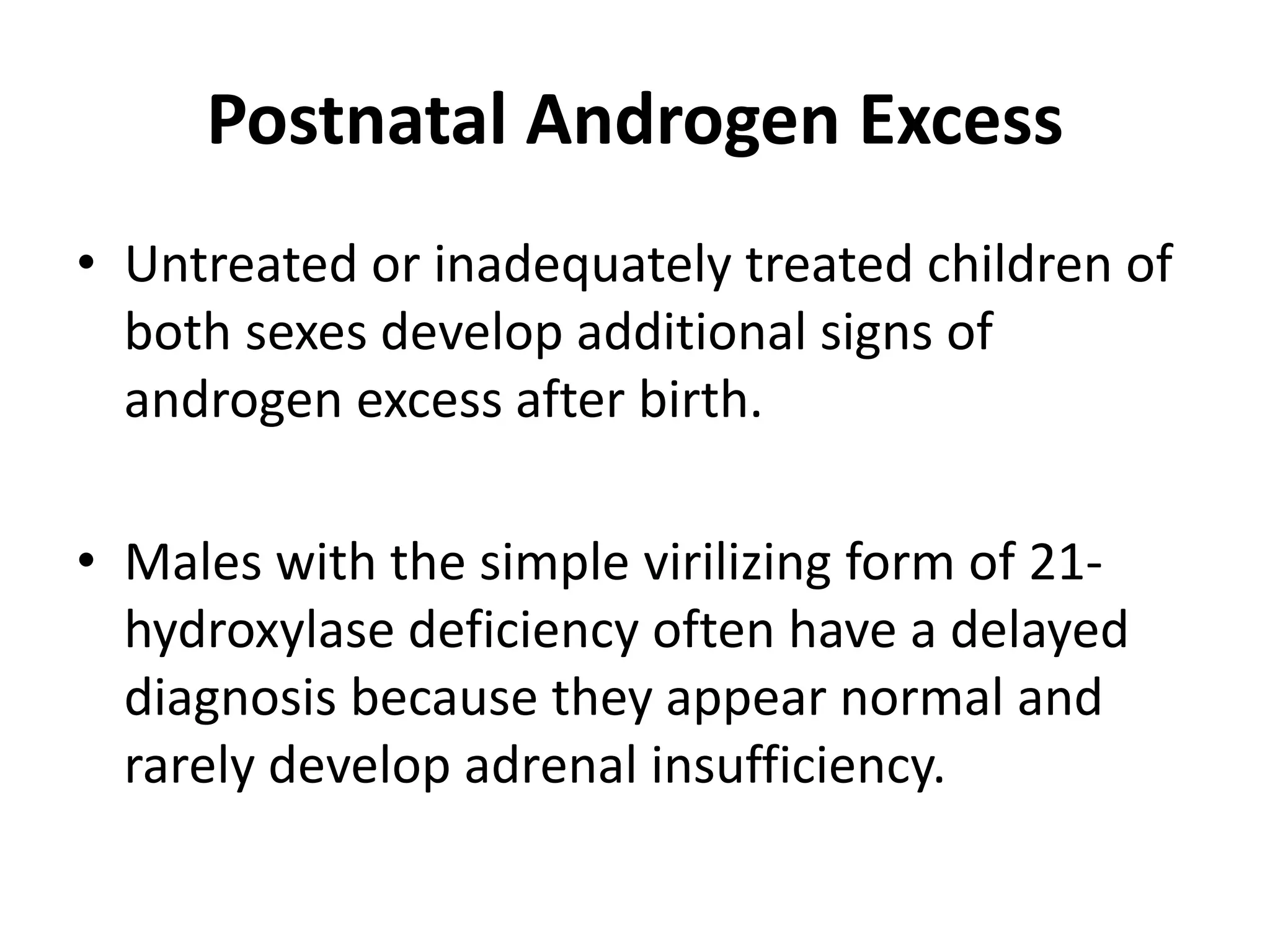 Congenital adrenal hyperplasia | PPTX