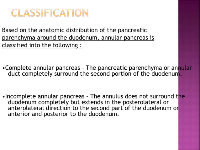 Congenital anamolies of pancrease | PPTX | Digestive Disorders | Diseases and Conditions