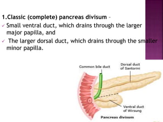 Congenital anamolies of pancrease | PPT