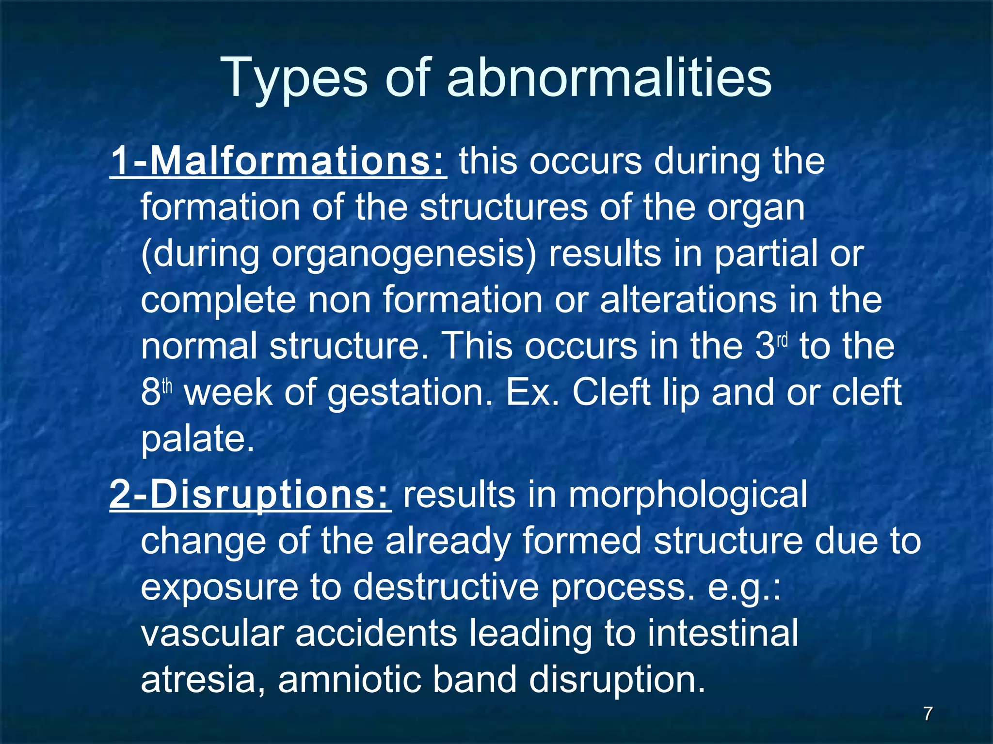 Congenital anomalies (birth defect) | PPT