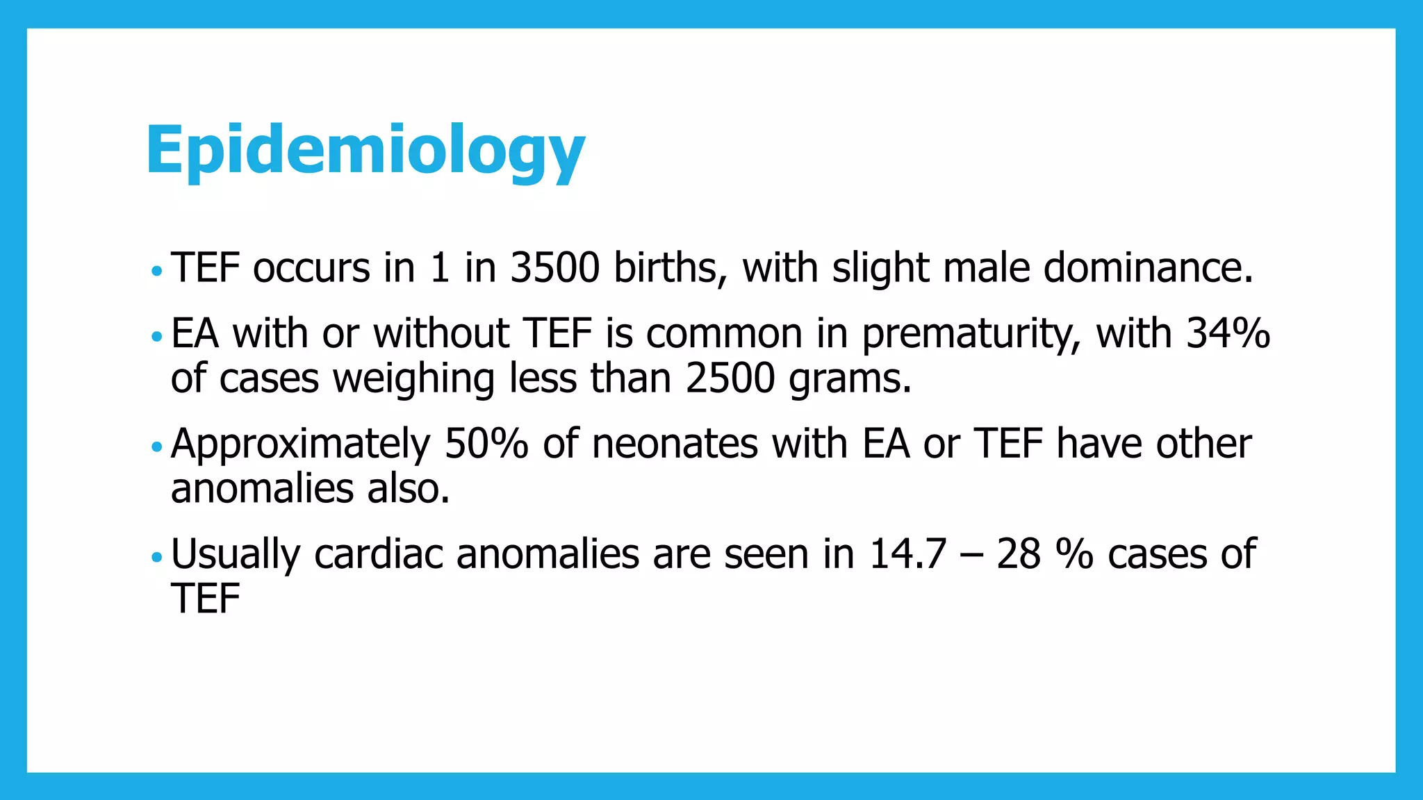 Congenital anomalies of esophagus | PDF