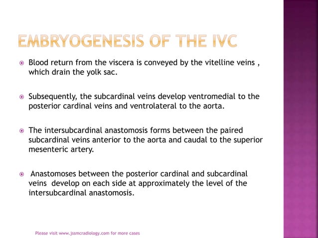 Congenital anomalies of IVC | PPTX