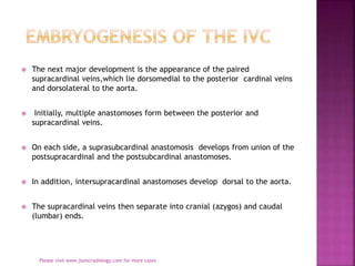 Congenital anomalies of IVC | PPTX