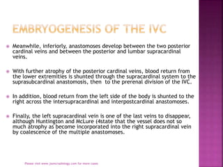 Congenital anomalies of IVC | PPTX