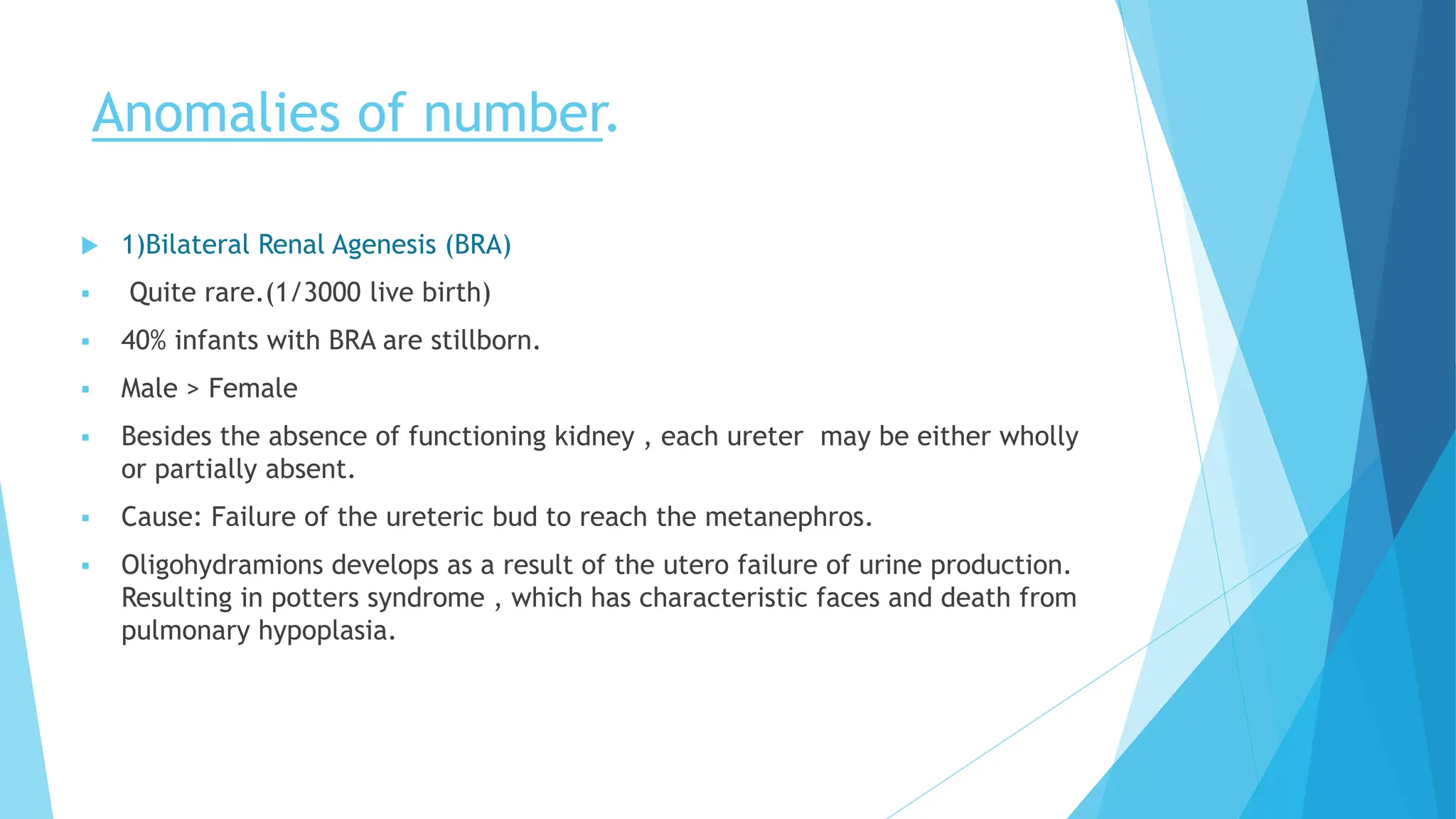 Congenital Anomalies of Kidney bt dr. shahariar | PPTX