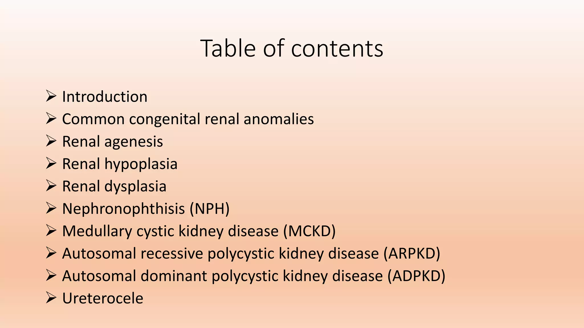Congenital anomalies of kidney and urinary tract | PDF