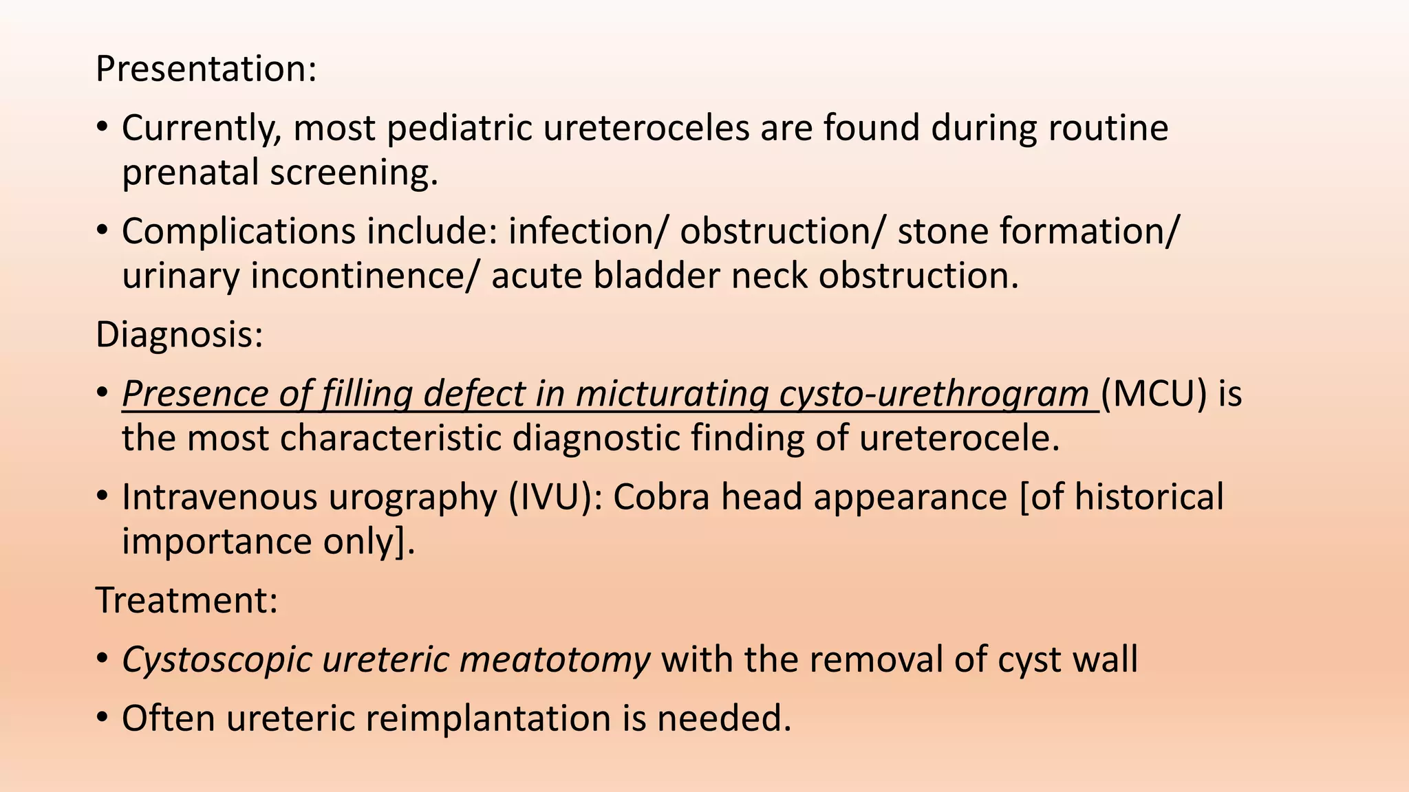 Congenital anomalies of kidney and urinary tract | PDF