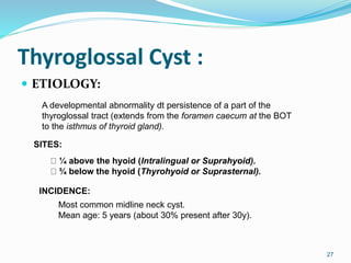 Congenital anomalies of neck | PPTX