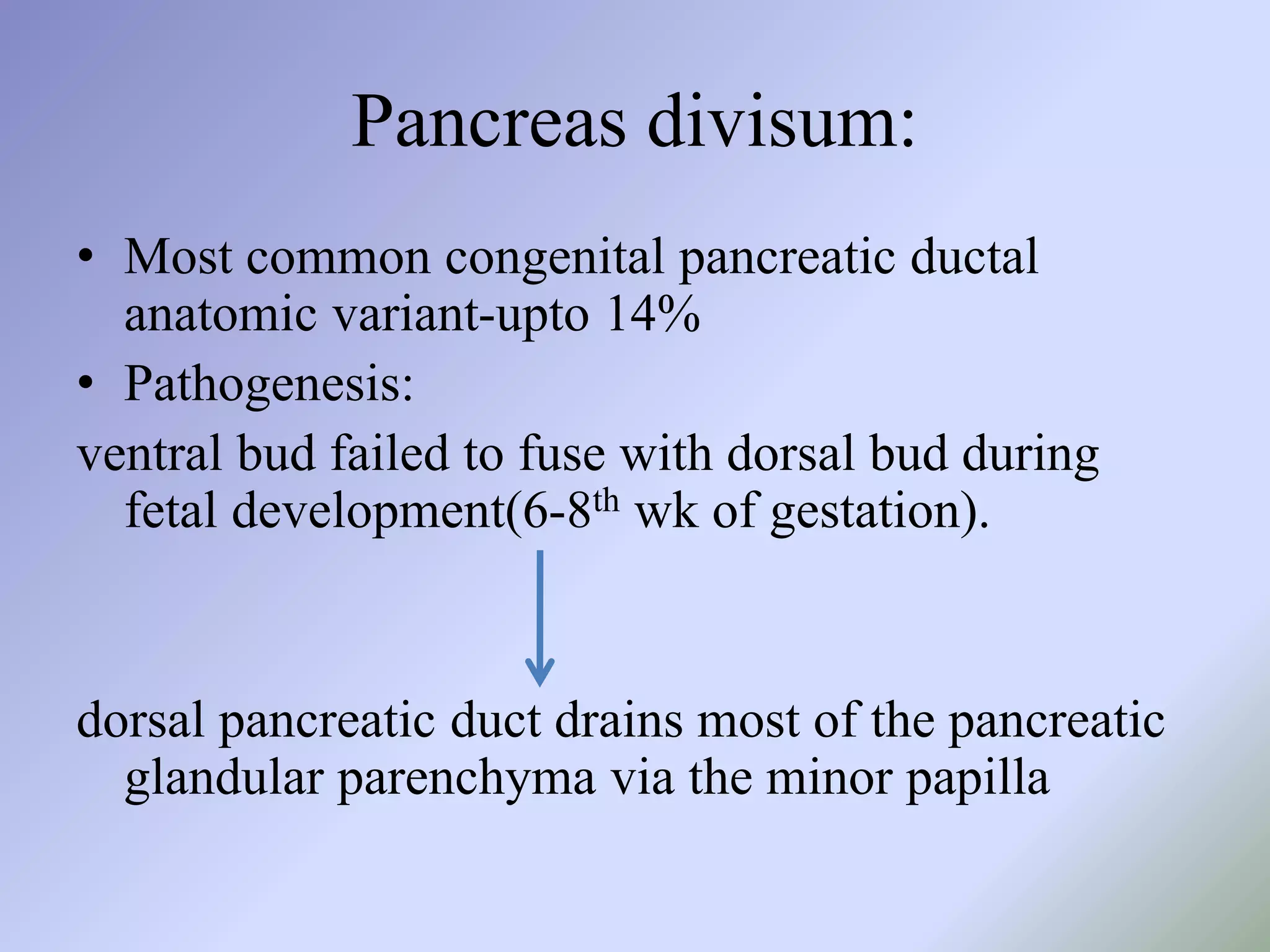 Congenital anomalies of pancreas and hepatobiliary system radiology | PPTX