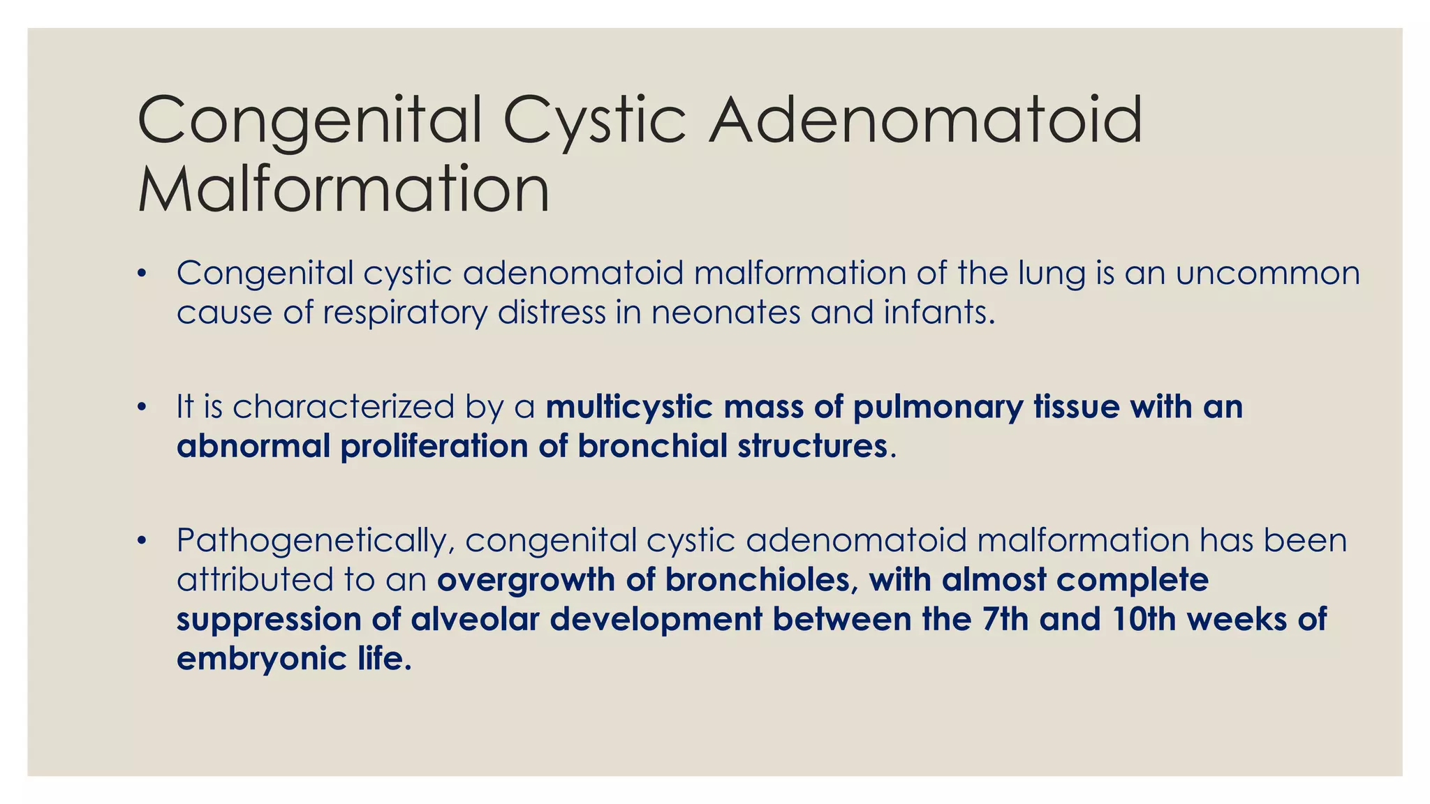 Congenital anomalies of respiratory system A Radiological approach | PDF