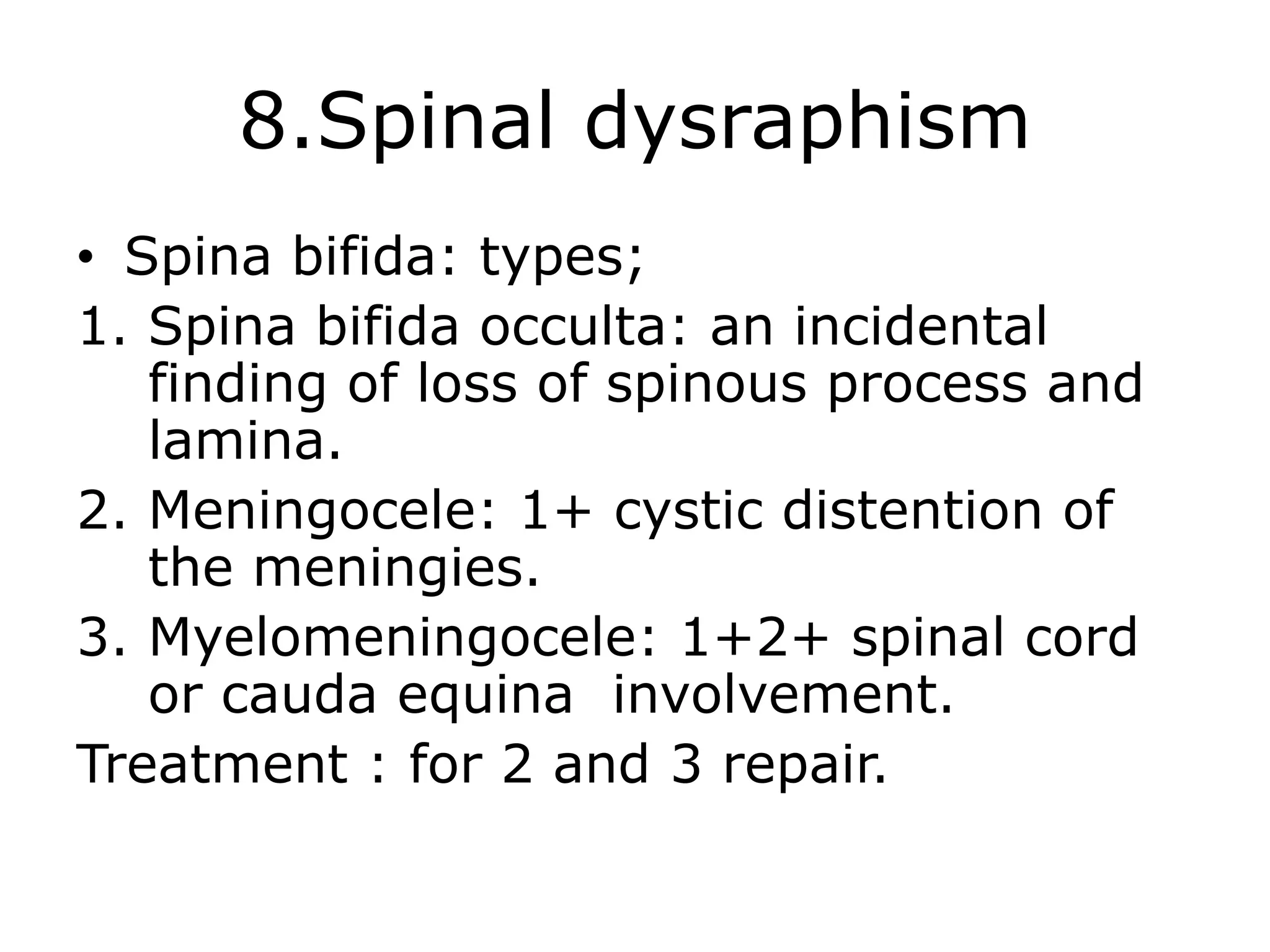 neurosurgery.Congenital anomalies of the cns,(dr.mazn bujan) | PPTX