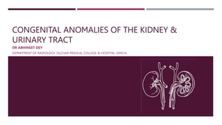 Congenital Anomalies of the Kidney & Urinary Tract | PPT