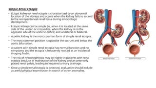 Congenital Anomalies of the Urinary tract | PPTX