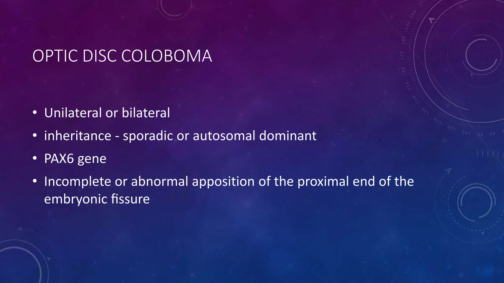 optic disc anomaly | PPTX