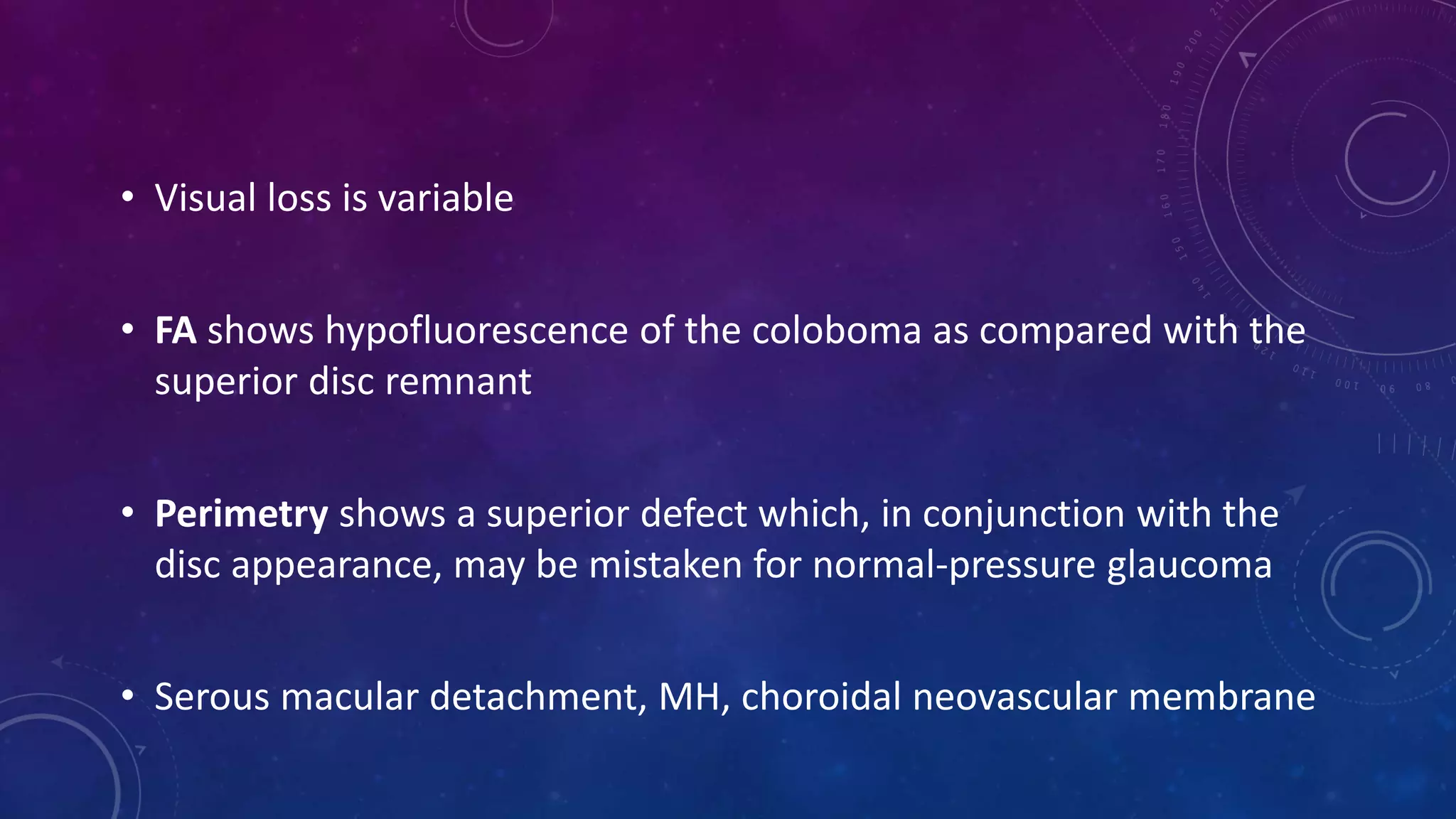 optic disc anomaly | PPTX