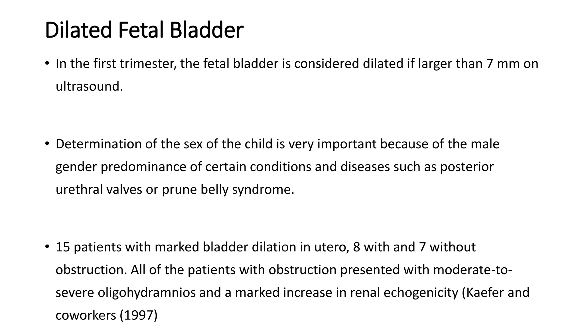 Congenital bladder disorders | PPTX