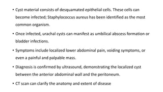 Congenital bladder disorders | PPTX