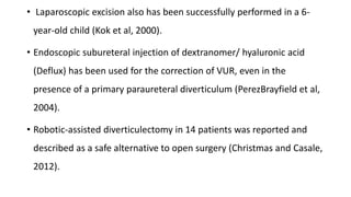 Congenital bladder disorders | PPTX