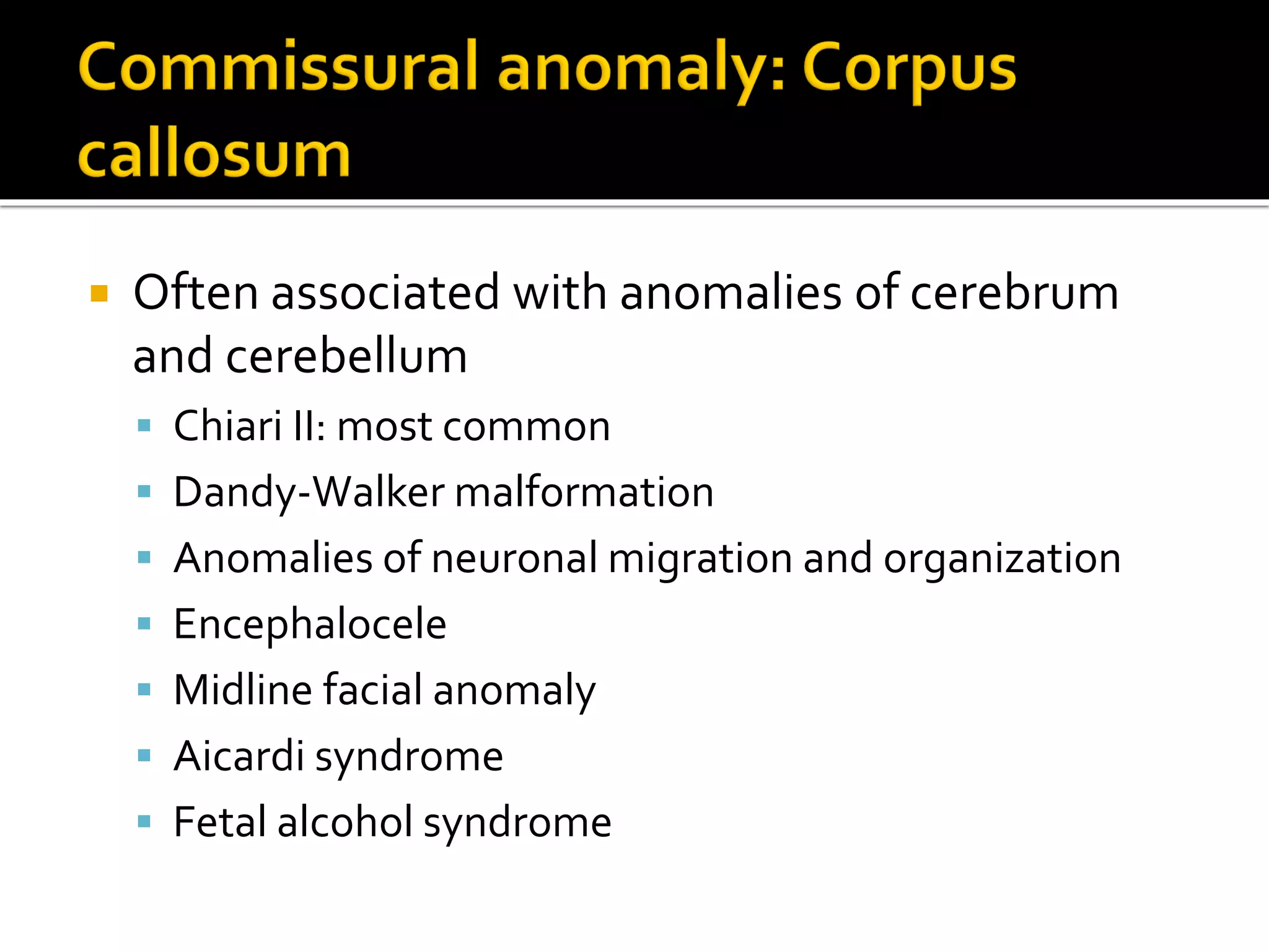 Congenital brain anomalies | PDF