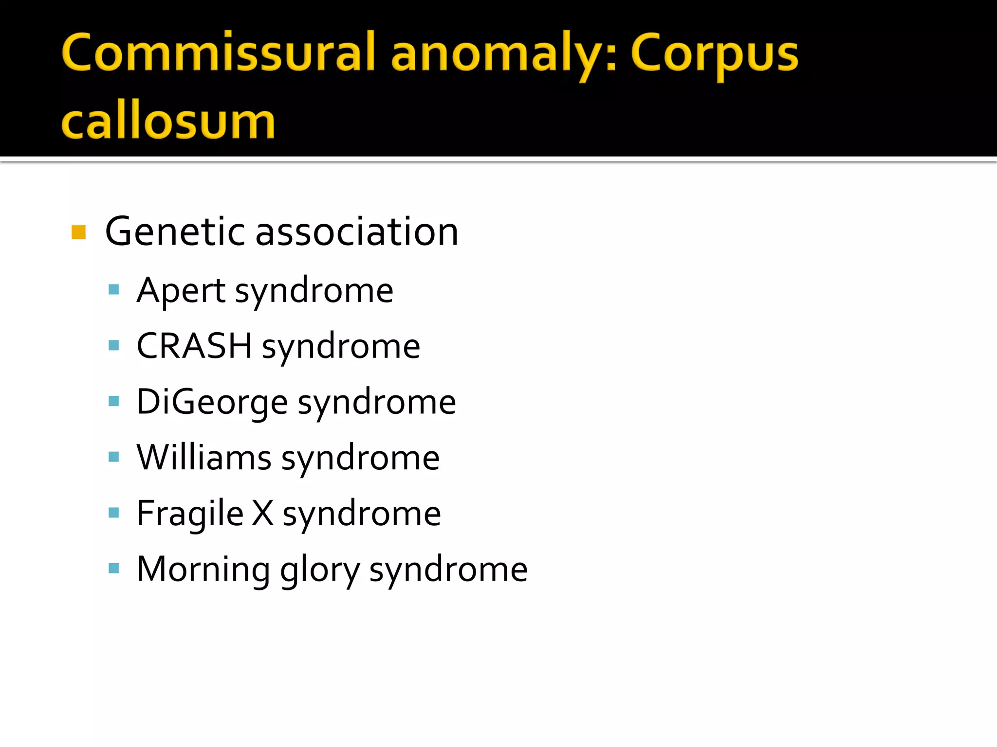 Congenital brain anomalies | PDF