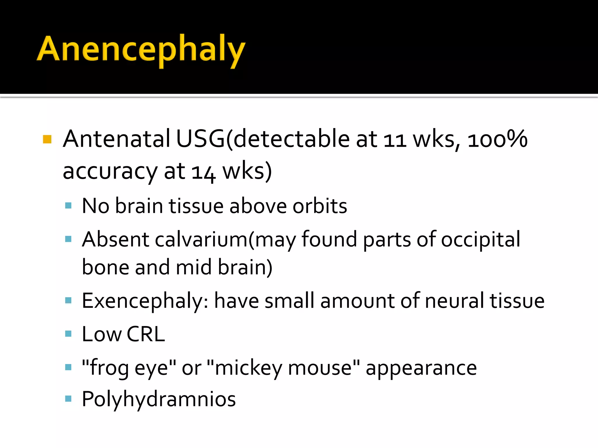 Congenital brain anomalies | PDF