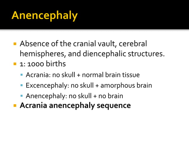Congenital brain anomalies | PDF | Brain and Nervous System Disorders ...