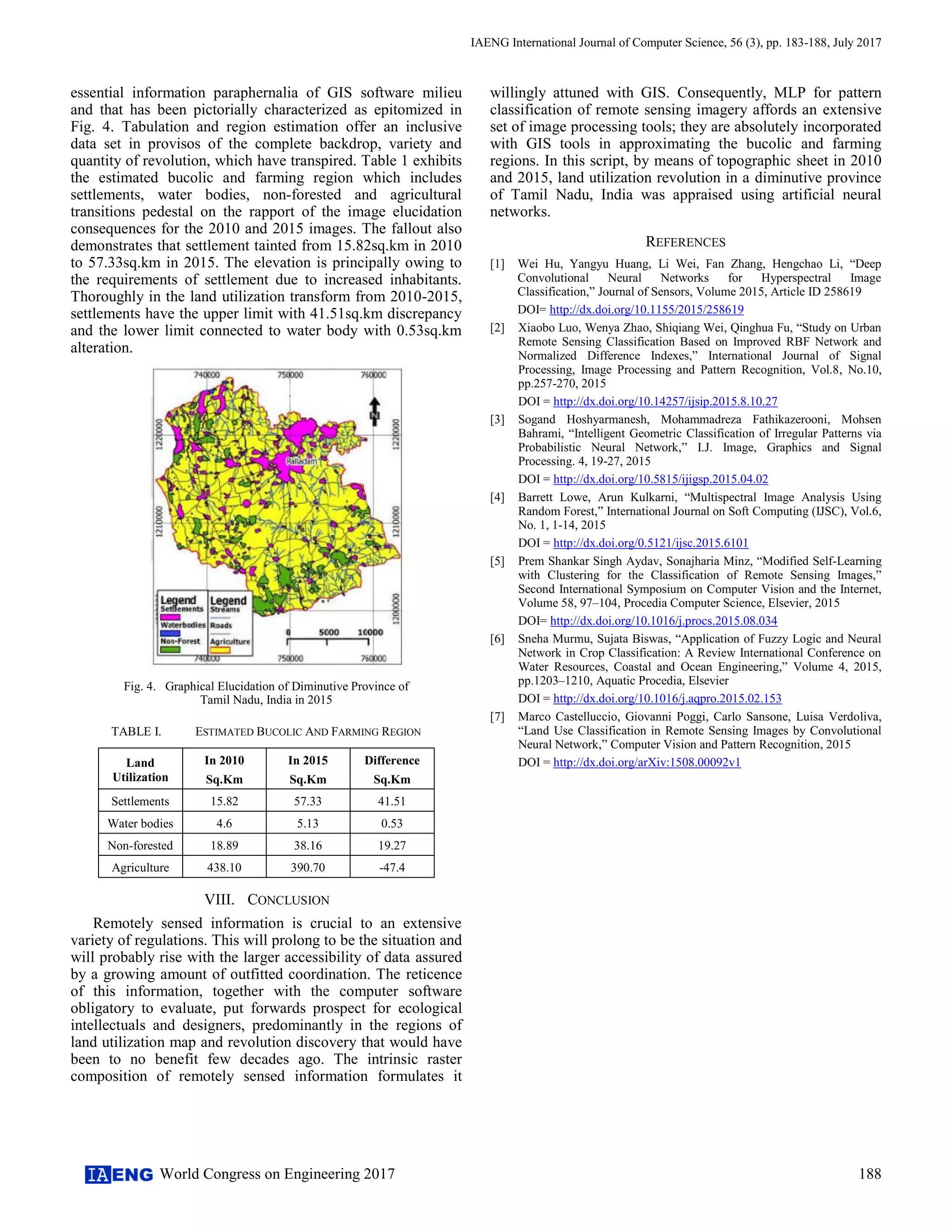 Congenital Bucolic and Farming Region Taxonomy Using Neural Networks ...