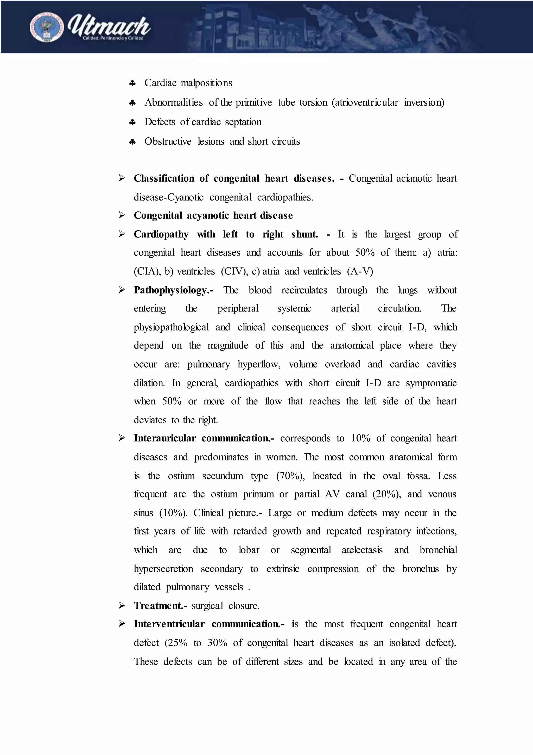 Congenital cardiopathies (12) | DOCX