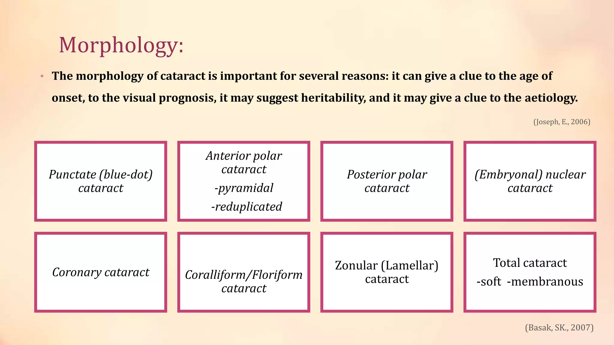 Congenital cataract | PPTX