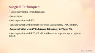 Congenital cataract | PPTX