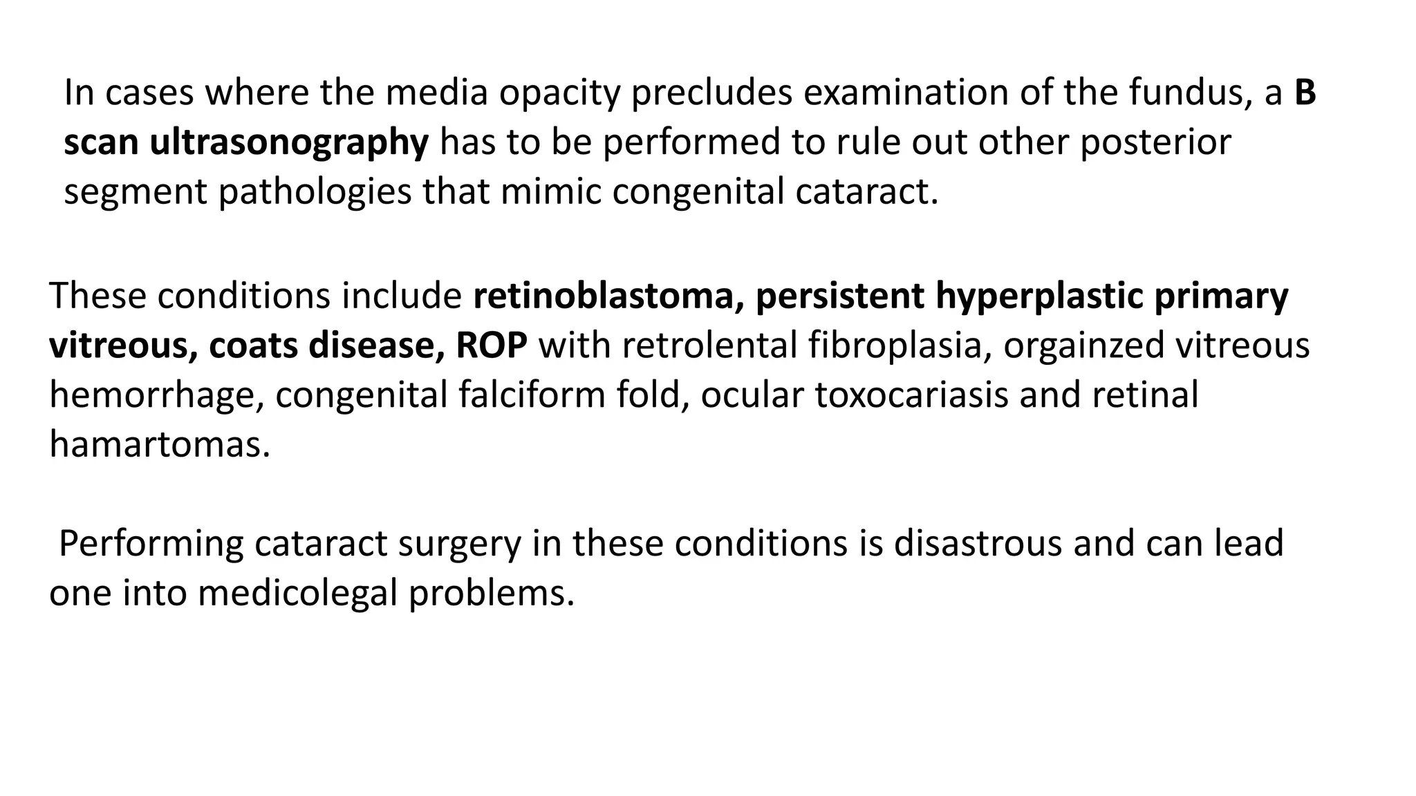 Congenital cataract | PPTX