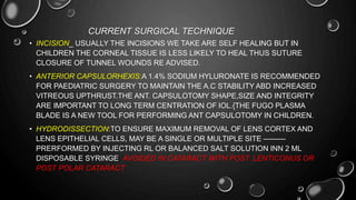 Congenital cataract & ITS MANAGEMENT | PPTX