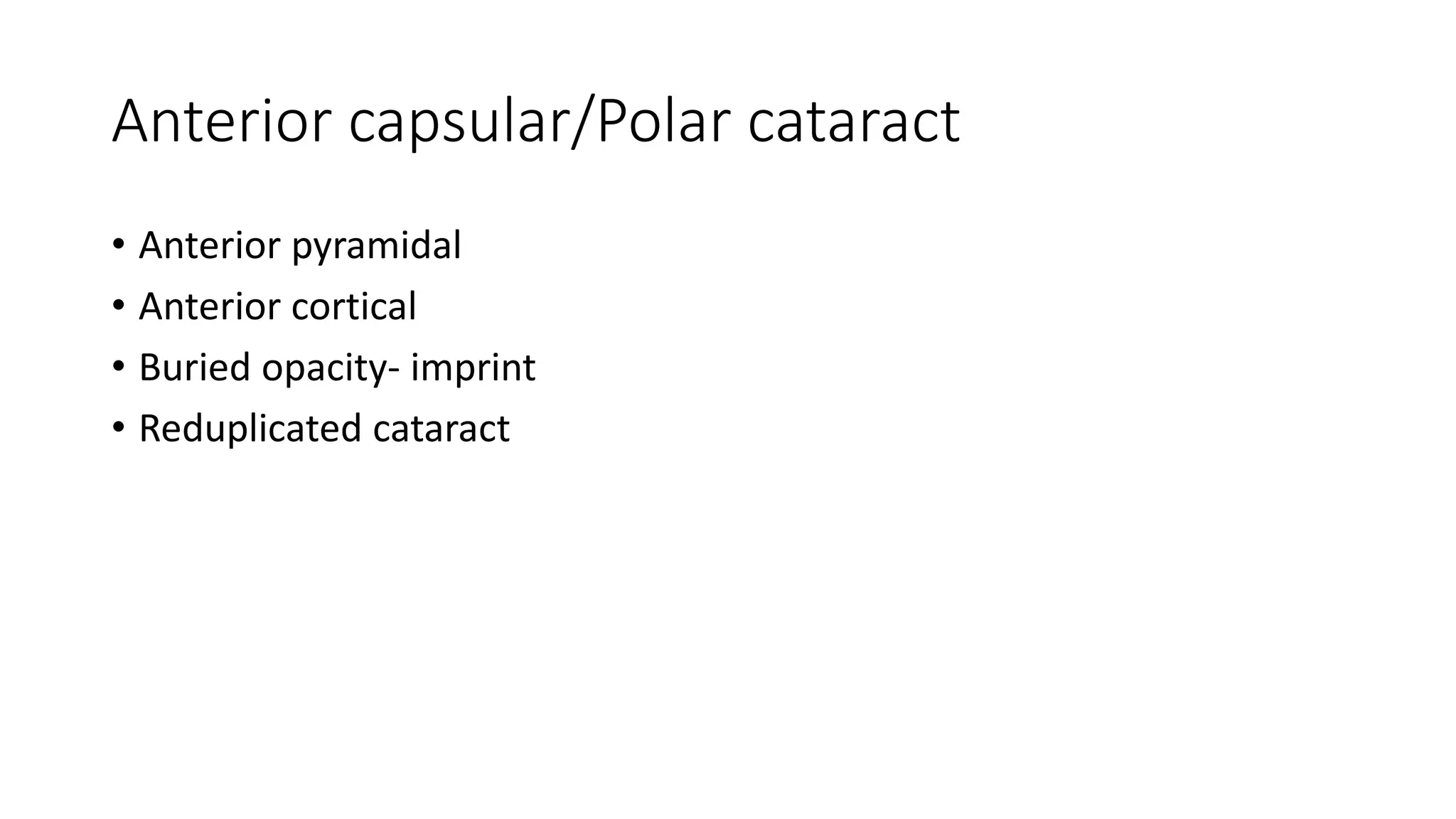 Congenital cataract | PPTX