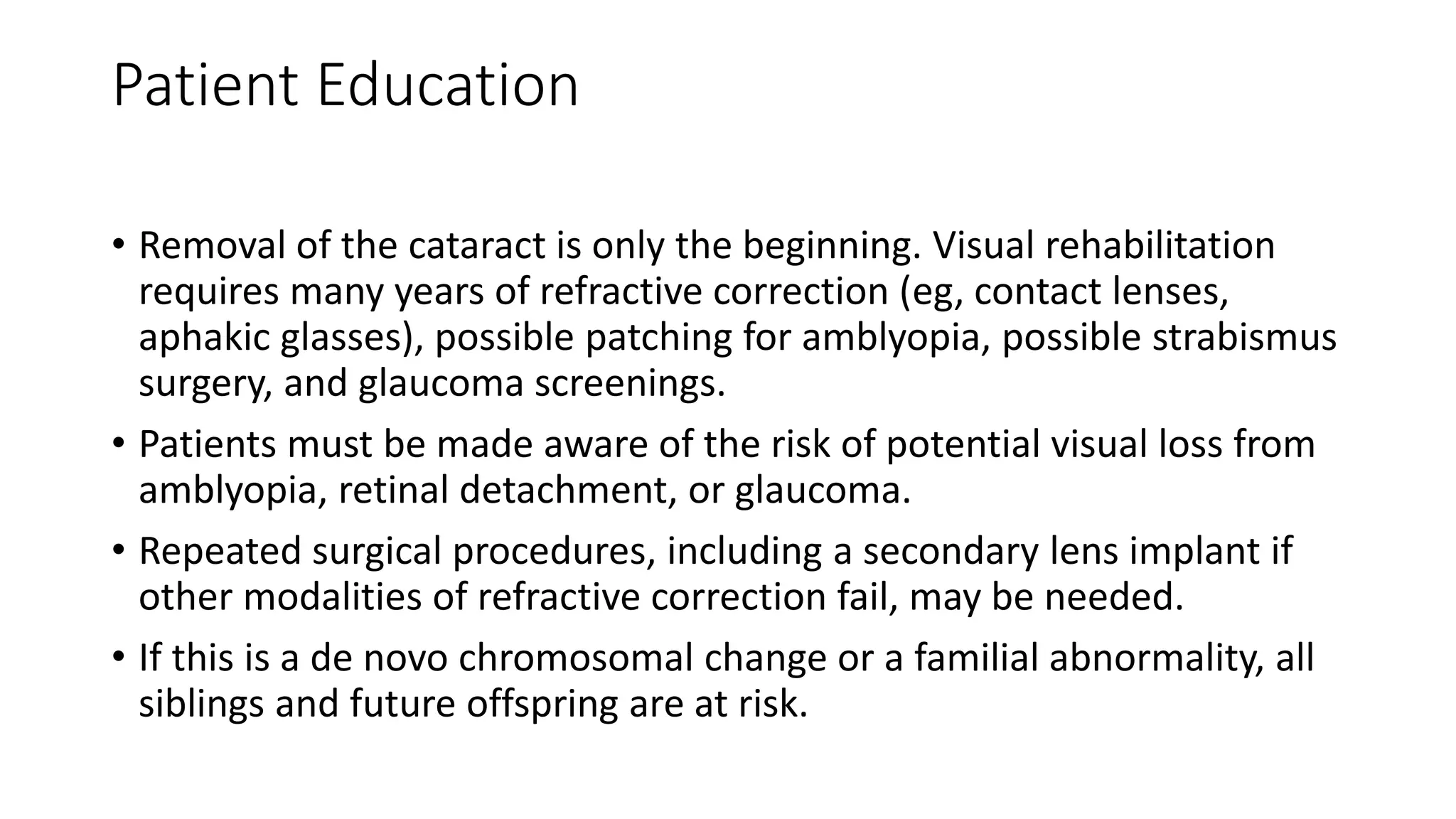 Congenital cataract | PPTX