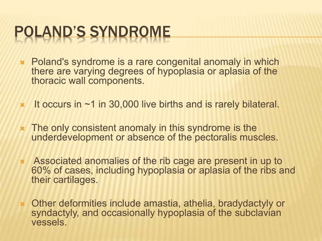 Congenital chest wall anomalies | PPTX