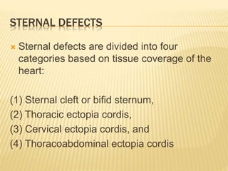 Congenital chest wall anomalies | PPT