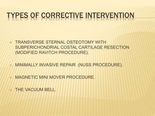 Congenital chest wall anomalies | PPTX